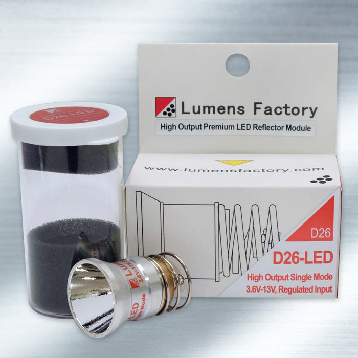 D26-LED High Output Single Mode LED Reflector Module (SureFire P60, P9 ...